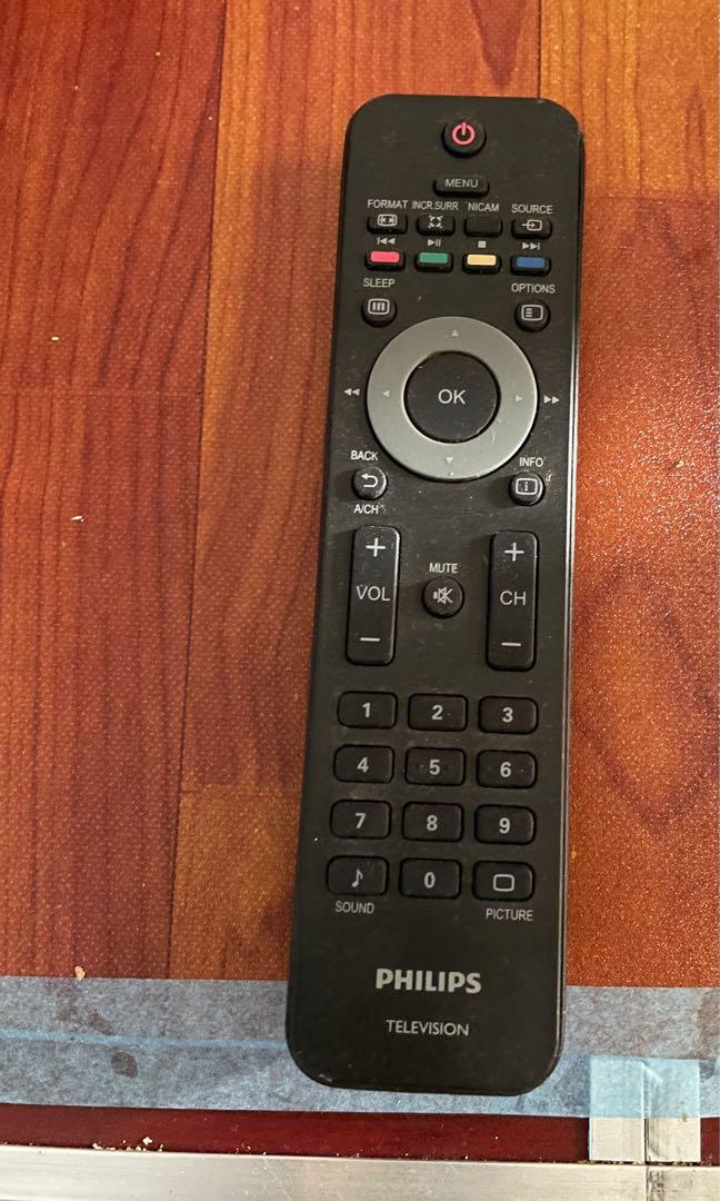 Phillips tv remote, TV & Home Appliances, TV & Entertainment, TV on ...