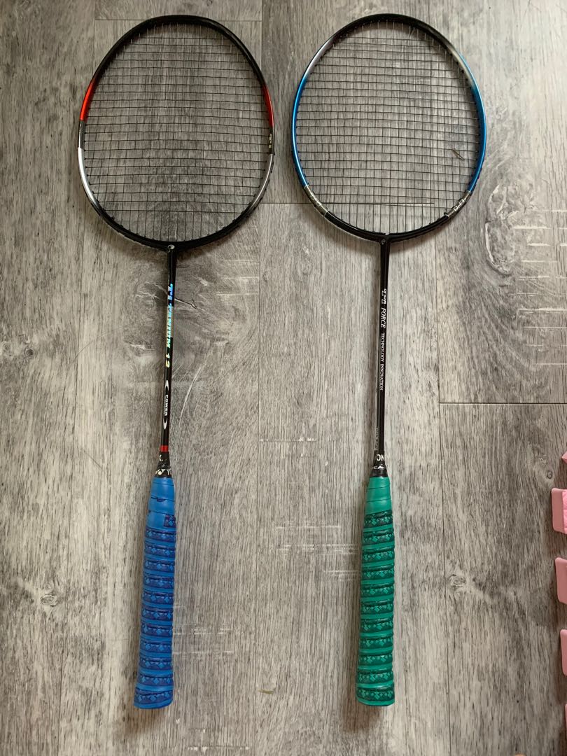 Pro ace badminton racket ti force Ti dream, Sports Equipment, Sports ...