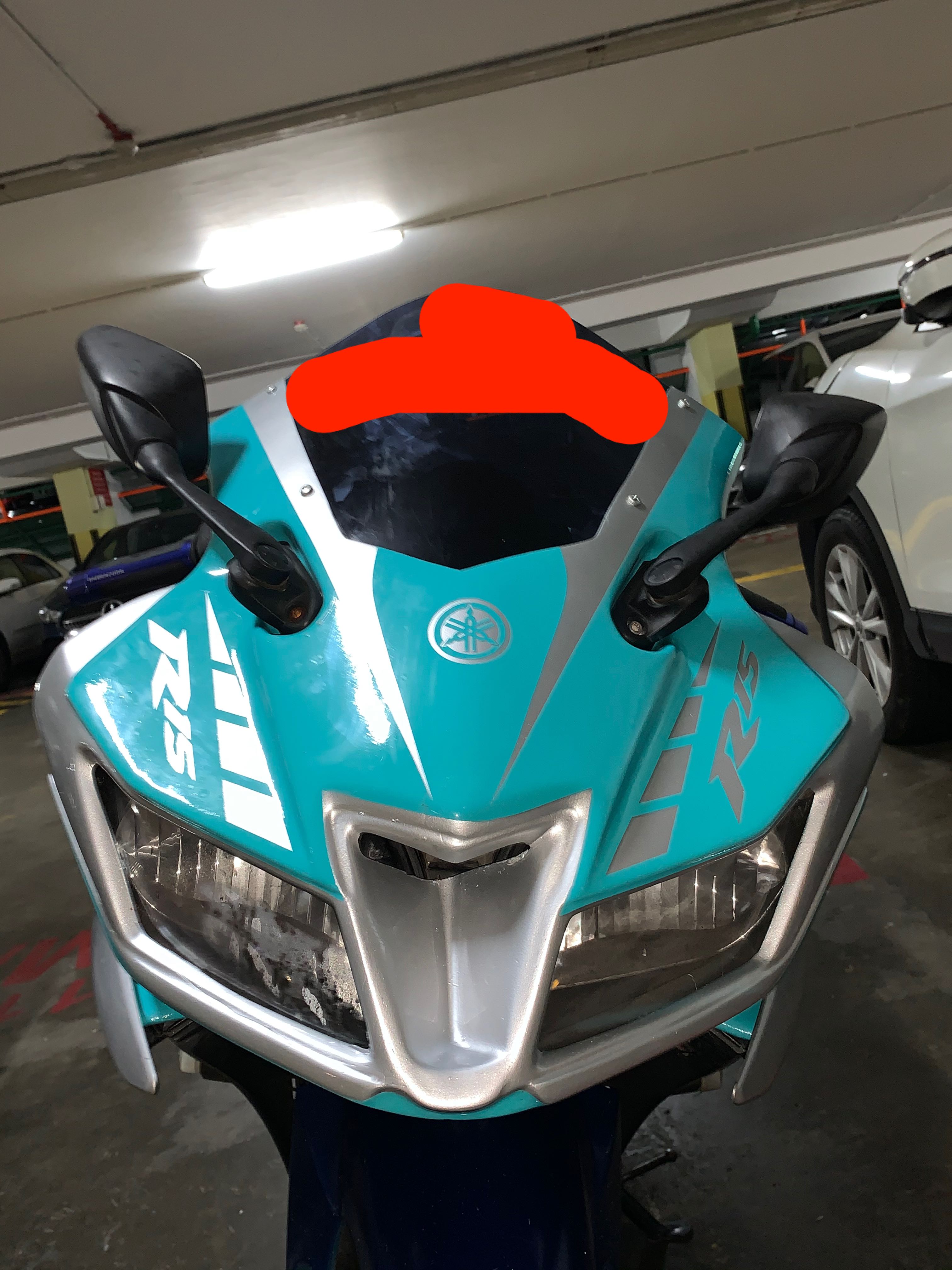 R15 v2 v3 headcowl, Motorcycles, Motorcycle Accessories on Carousell