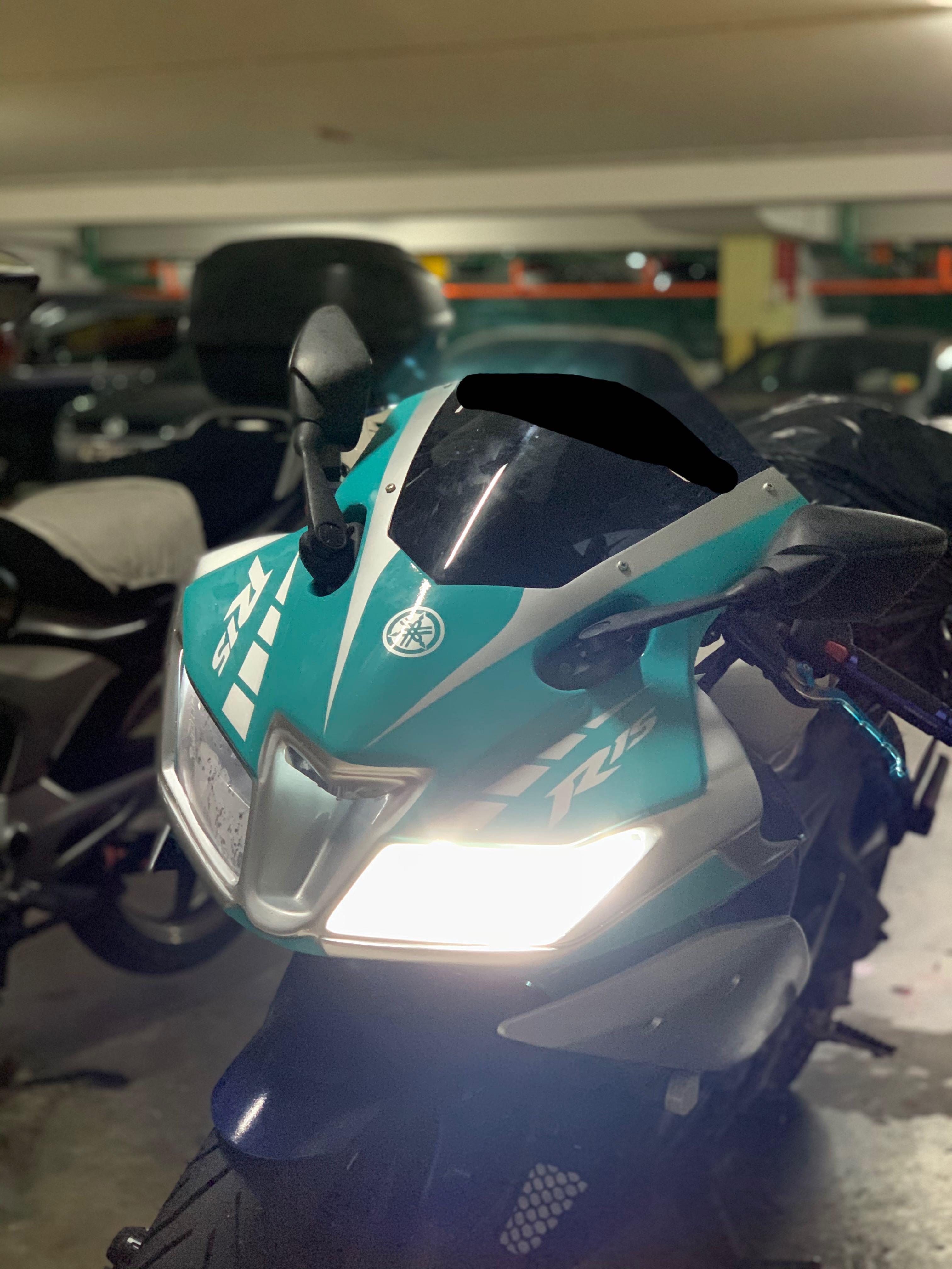 R15 v2 v3 headcowl, Motorcycles, Motorcycle Accessories on Carousell