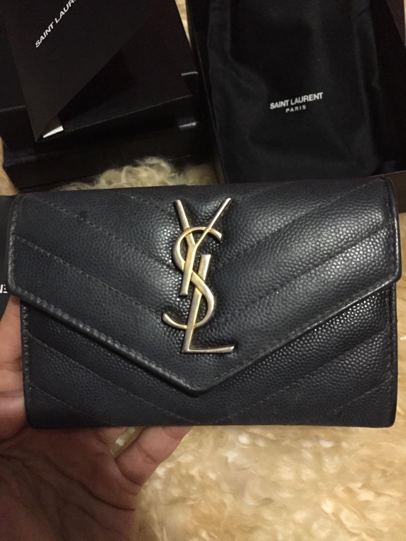 YSL Authentic card holder, Luxury, Bags & Wallets on Carousell