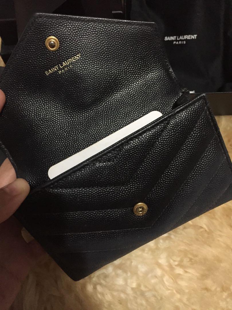 YSL Authentic card holder, Luxury, Bags & Wallets on Carousell