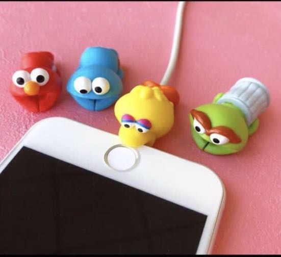 Sesame Street Big Bird cable bite, Everything Else on Carousell