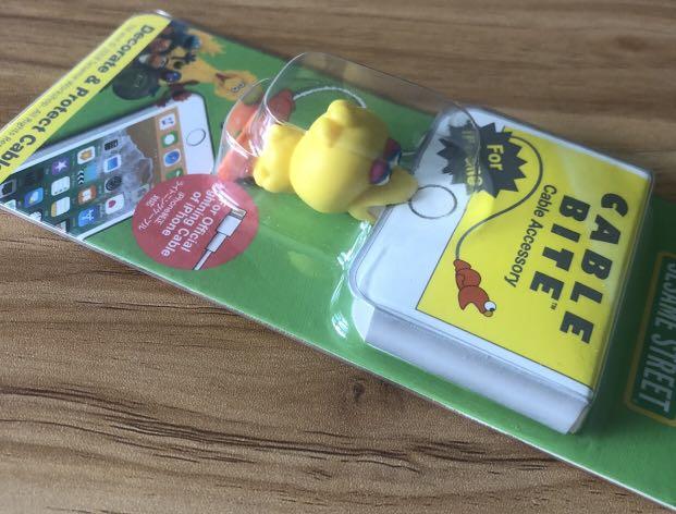 Sesame Street Big Bird cable bite, Everything Else on Carousell