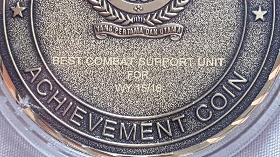 Singapore Armed Forces Best Unit Competition Achievement Coin, Hobbies ...