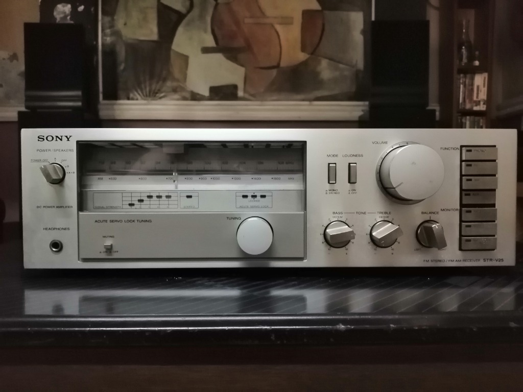 Sony Stereo Receiver Amplifier 4 UR Speakers w/ Local Standard Tuner ...