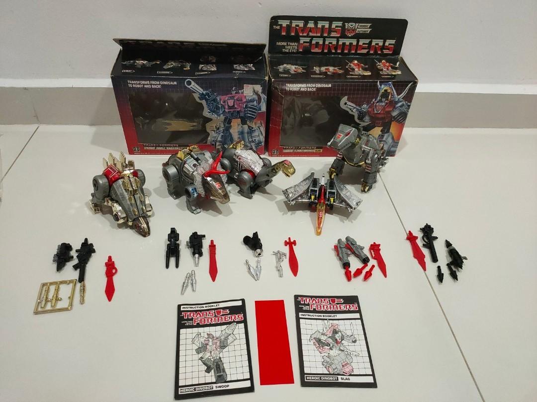 Transformers G1 dinosaur dinobot 1980 1984 Hasbro, Hobbies & Toys, Toys ...