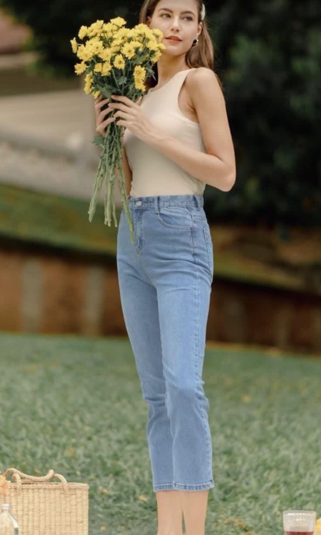 The willow label Ally top, Women's Fashion, Tops, Blouses on Carousell