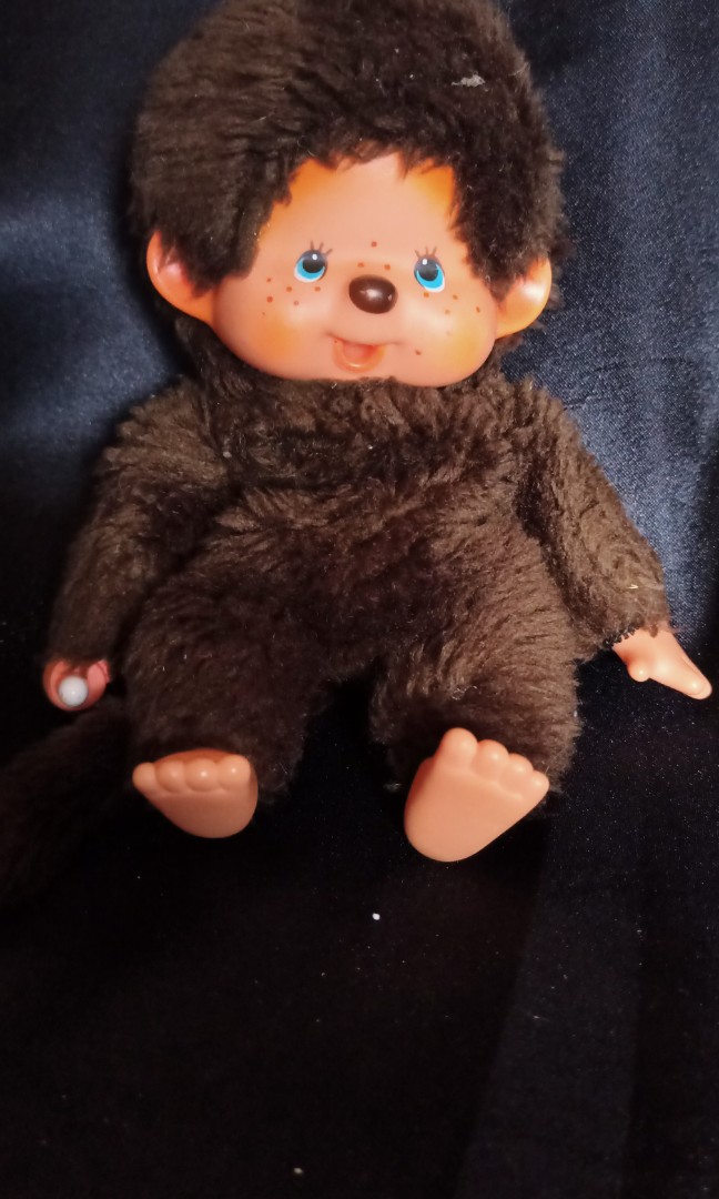 Vintage monchichi green sekiguchi etiquet, Hobbies & Toys, Toys & Games ...