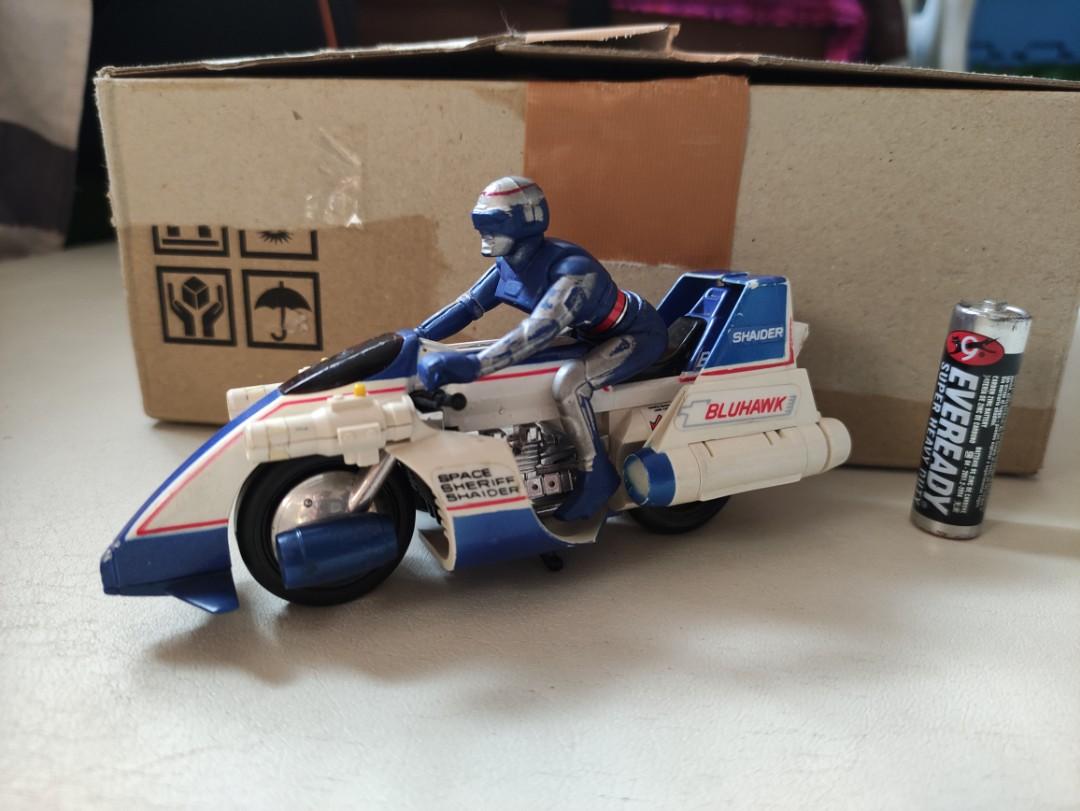 Vintage Shaider Bluehawk toy figure - reserved Edmond Asis, Hobbies ...