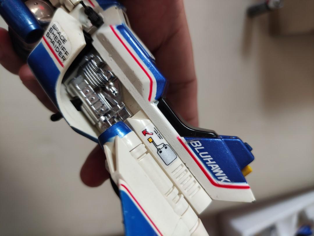 Vintage Shaider Bluehawk toy figure - reserved Edmond Asis, Hobbies ...