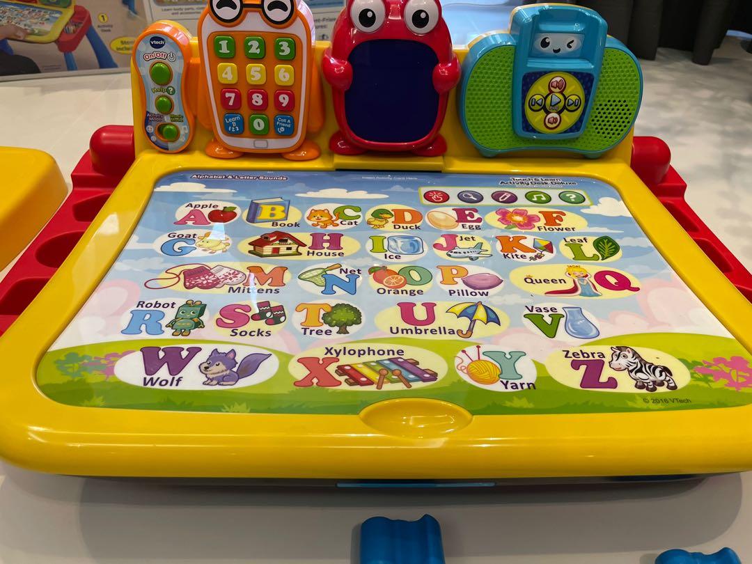 Vtech learning table- interactive kids learning, Babies & Kids, Baby ...
