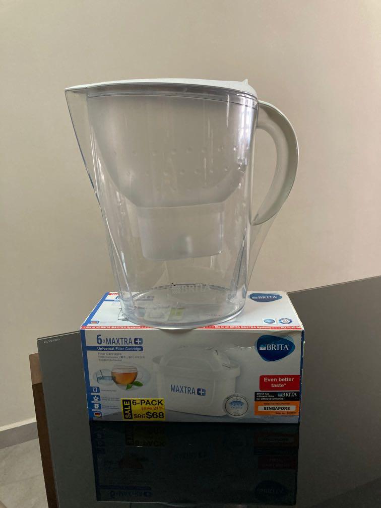 Water filter jar + 6 filter cartridge original $100+, TV & Home ...