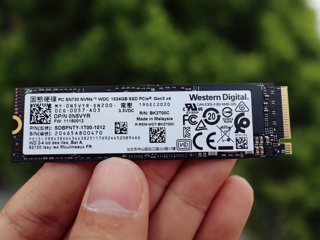 Western Digital SN730 1TB NVME SSD, Computers & Tech, Parts ...