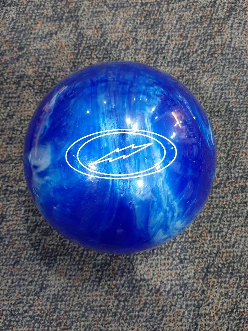 13lbs Storm Mix Blue Silver Bowling Ball, Sports Equipment, Sports ...