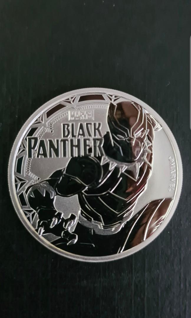 1 Oz 2018 MARVEL "BLACK PANTHER" .999Fine silver coin, Hobbies & Toys, Memorabilia ...