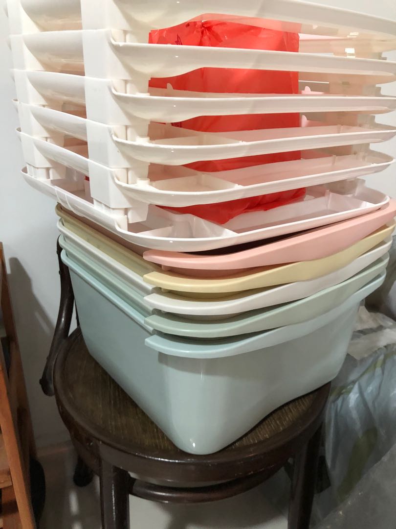 5 TIER DRAWER CABINET ICE CREAM COLOUR, Furniture & Home Living ...