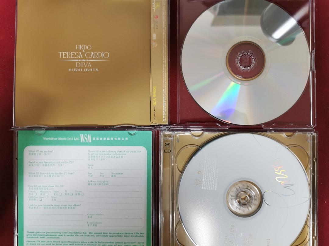 95％new 杜麗莎 港樂杜麗莎 HKPO Teresa Carpio DIVA演唱會 CD 2003 靚聲 首版 3碟 2CD+VCD ...