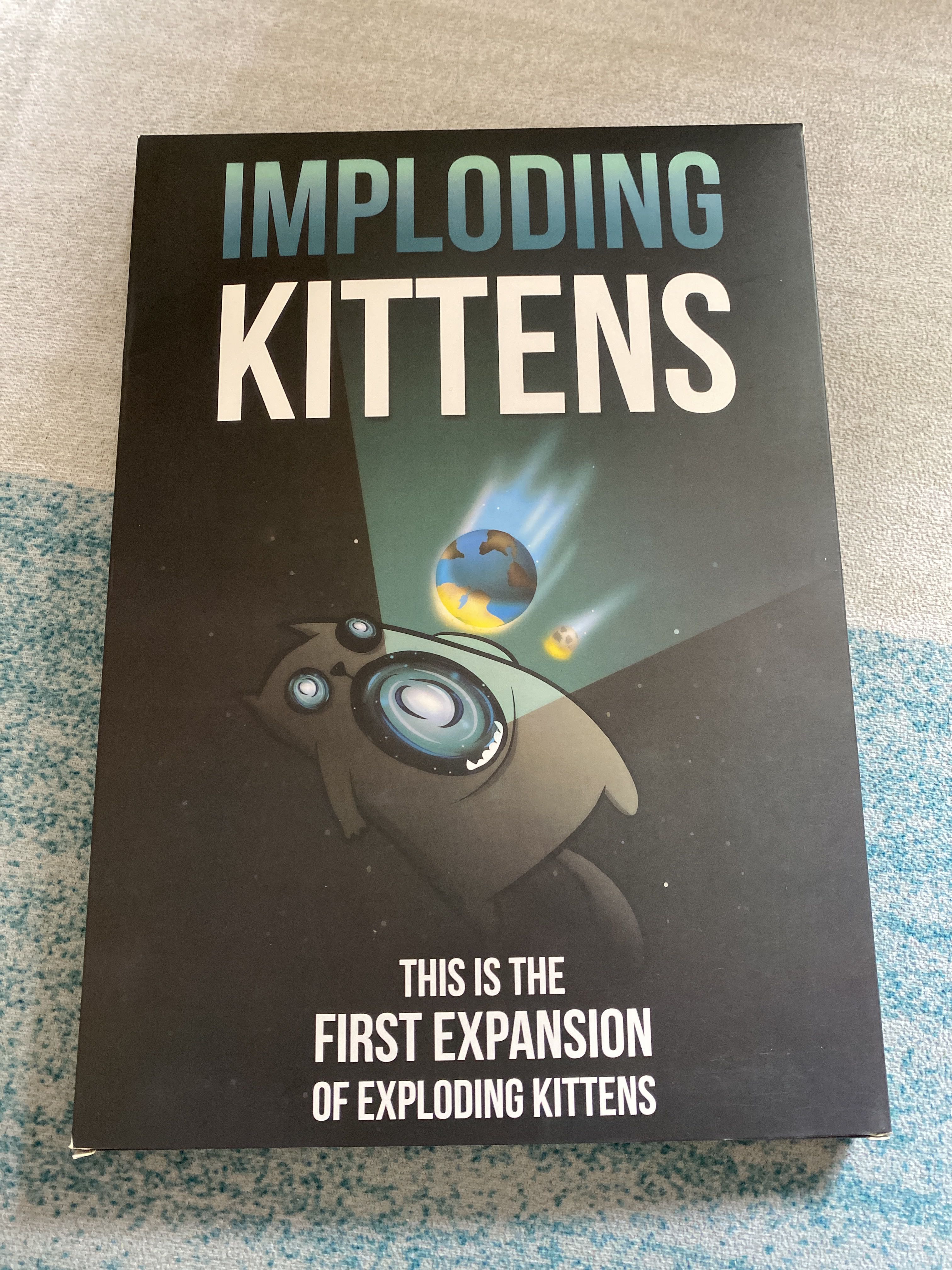 全新 Imploding kittens (1st expansion deck) Exploding Kittens 爆炸貓 黑洞貓 擴充版 (第一代) Board Games 桌遊 派對 ...