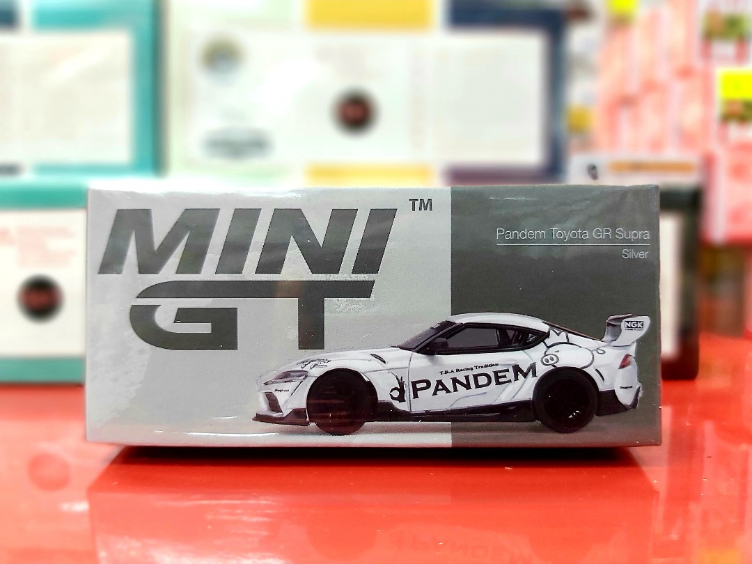 全新 MINI GT 1/64 175 TOYOTA PANTEM GR SUPRA SILVER 豐田 跑車 模型 銀色 MINIGT ...