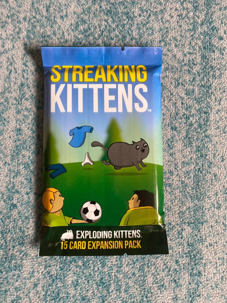 全新 Streaking kittens (2nd expansion pack) exploding kittens 爆炸貓 擴充牌(第二代 ...