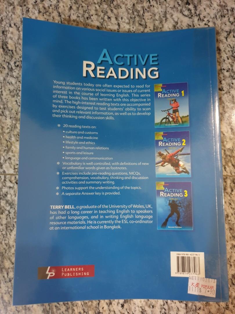 Active Reading 1, Books & Stationery, Textbooks, Secondary on Carousell