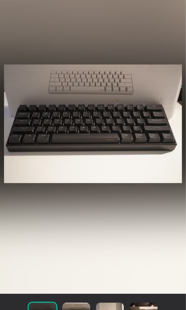 Anne Pro 2 black mechanical wireless keyboard, Computers & Tech, Parts ...