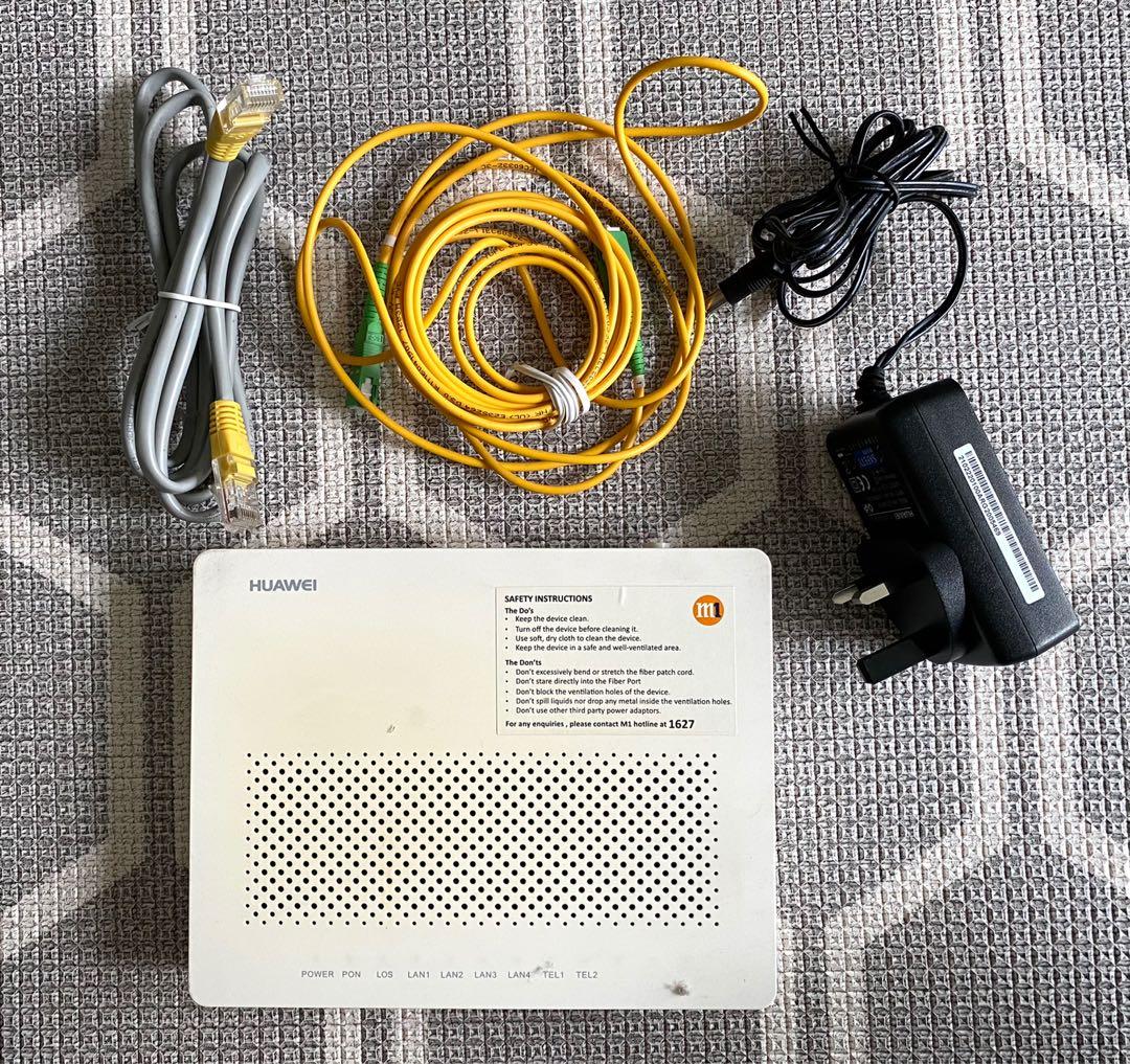 Asus RT-AC1200G+ Wireless Router + Huawei HG8240H GPON Terminal ...