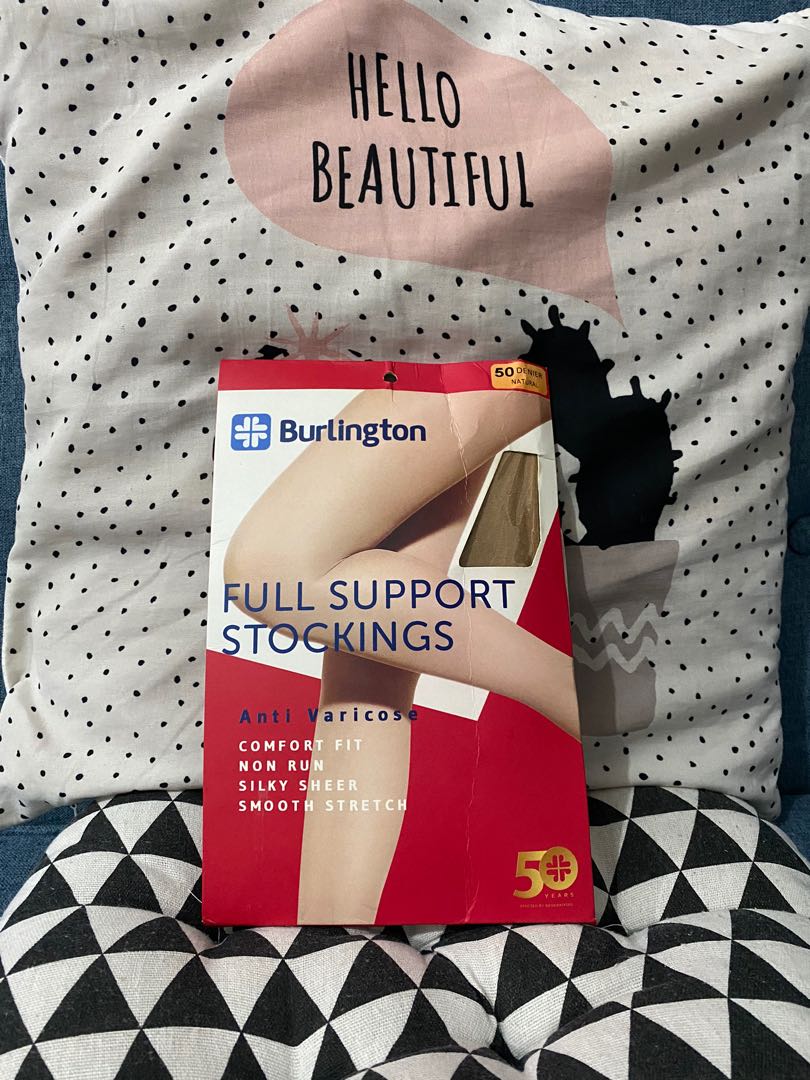 Burlington: Natural Stockings 50 Denier, Women's Fashion, Watches ...
