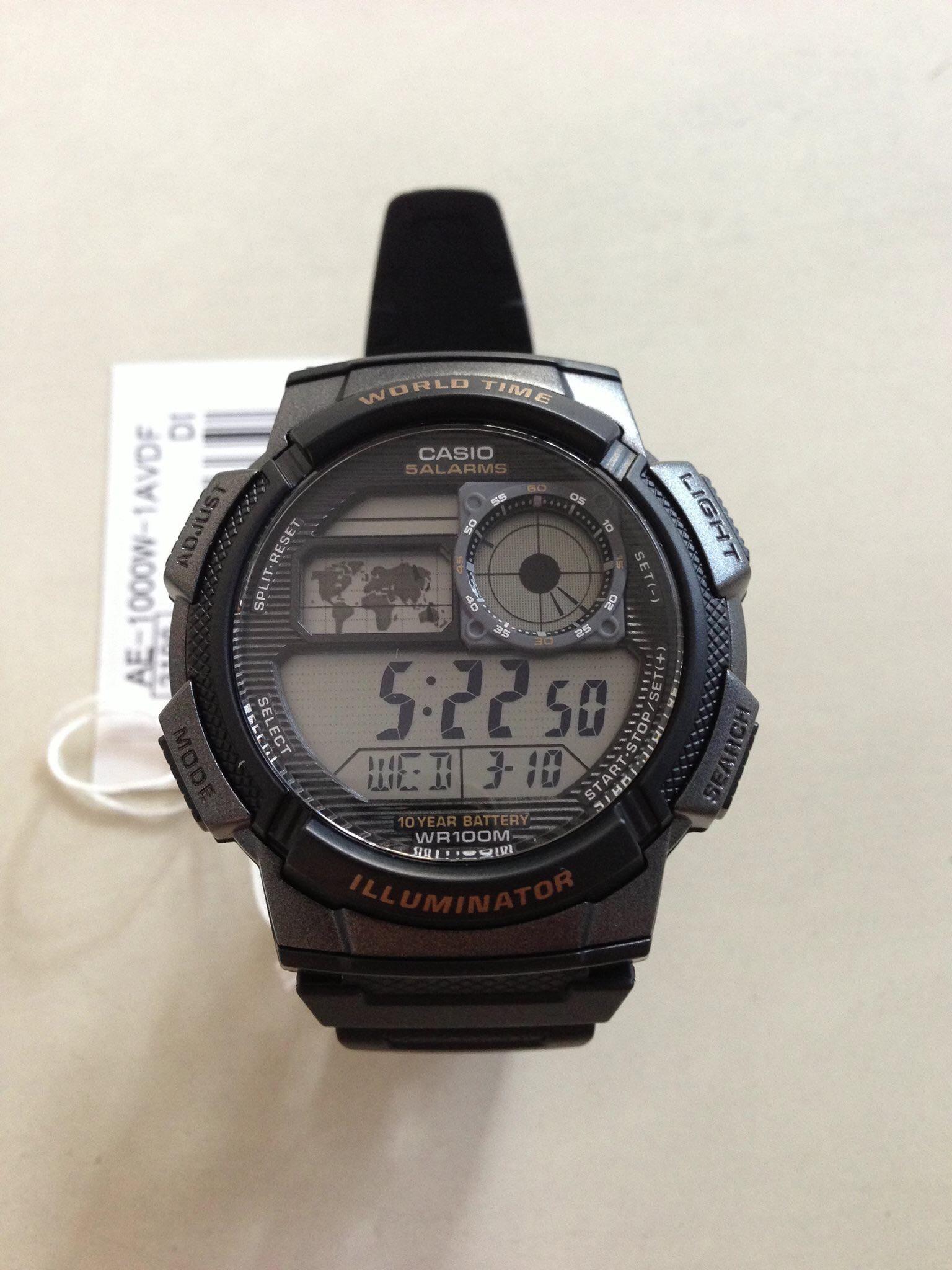 Casio Aircraft AE1000W-1A, Men's Fashion, Watches & Accessories, Watches on Carousell