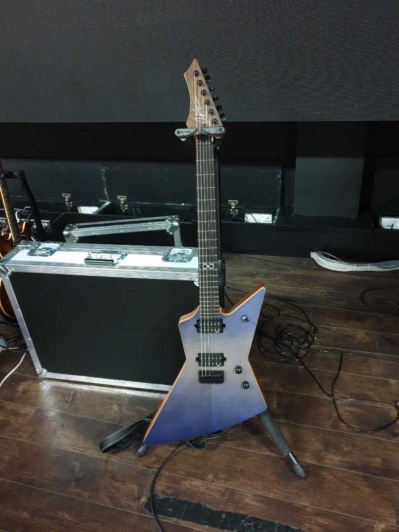 Chapman Ghost Fret Pro Dusk Explorer Electric Guitar, Hobbies & Toys ...