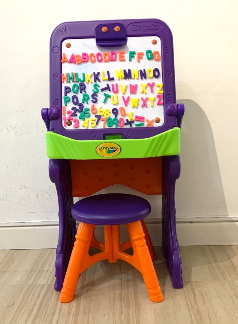 Crayola Desk, white board & Easel Set, Babies & Kids, Baby Nursery ...