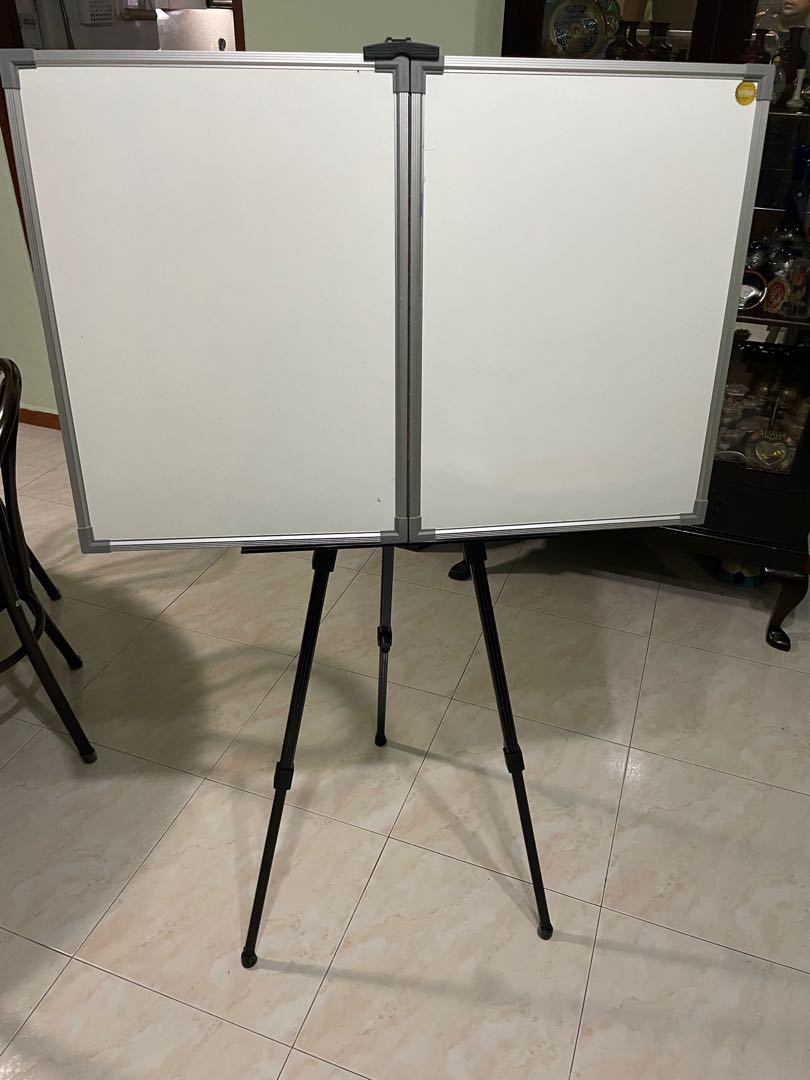 Foldable whiteboard with stand and carrier, Hobbies & Toys, Stationery ...