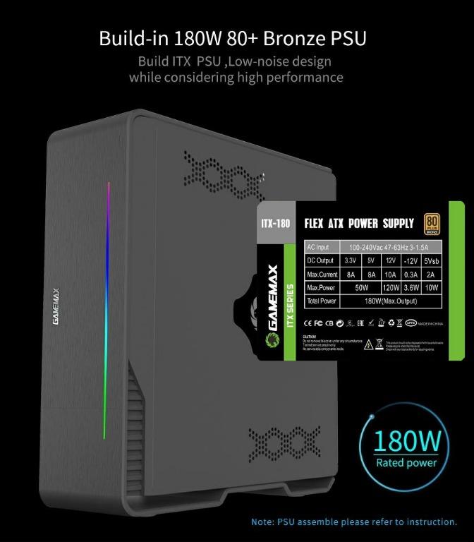 FREE DELIVERY | GAMEMAX VIOLIN ITX PC CHASSIS COMPONENT CASING ...