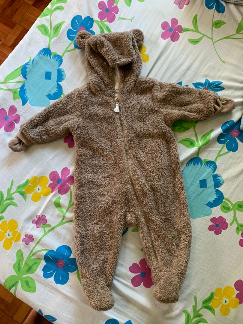 H&M Bear Jacket / Overalls, Babies & Kids, Babies & Kids Fashion on ...