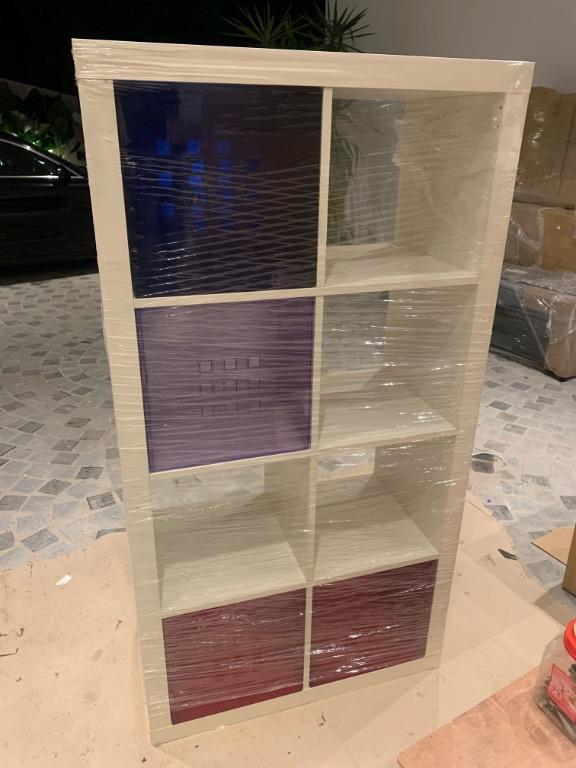 IKEA FLYSTA Shelving unit, white, in good condition, Furniture & Home ...