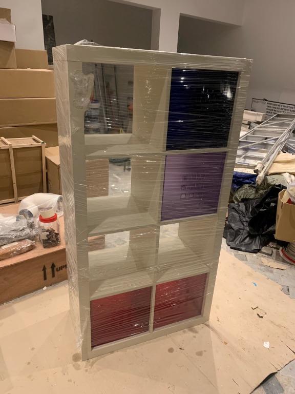 IKEA FLYSTA Shelving unit, white, in good condition, Furniture & Home ...