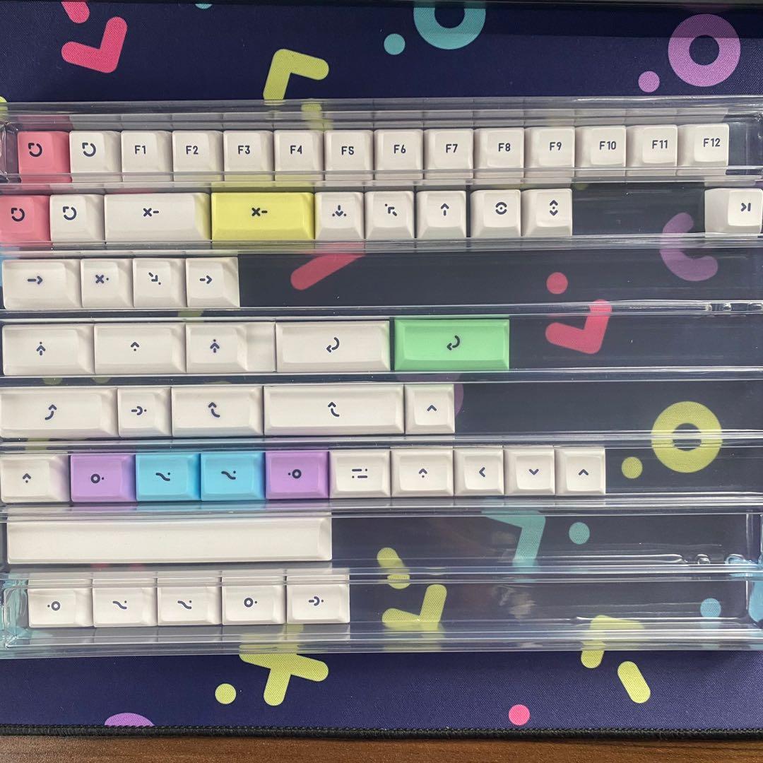 KAT milkshake (base + mod + fruits) keycaps; not GMK, Computers & Tech ...