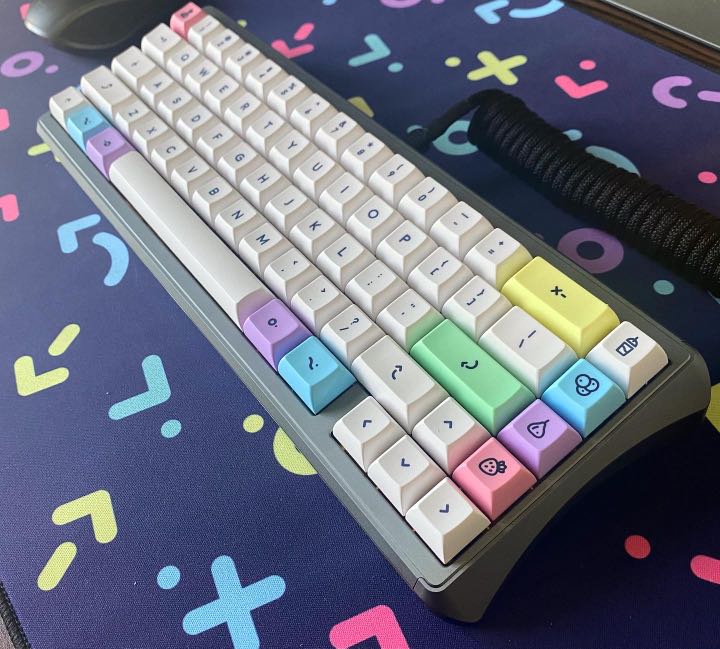 KAT milkshake (base + mod + fruits) keycaps; not GMK, Computers & Tech ...