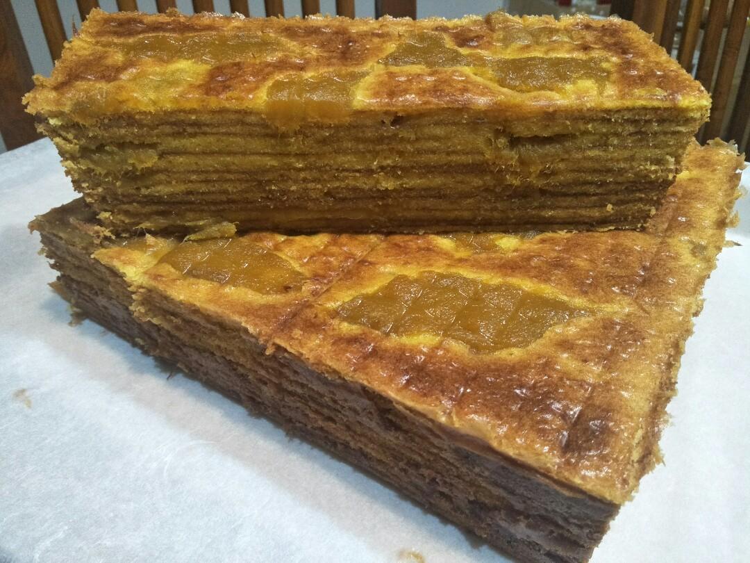 Kek Lapis Cempedak (Jackfruit Layer Cake), Food & Drinks, Homemade ...