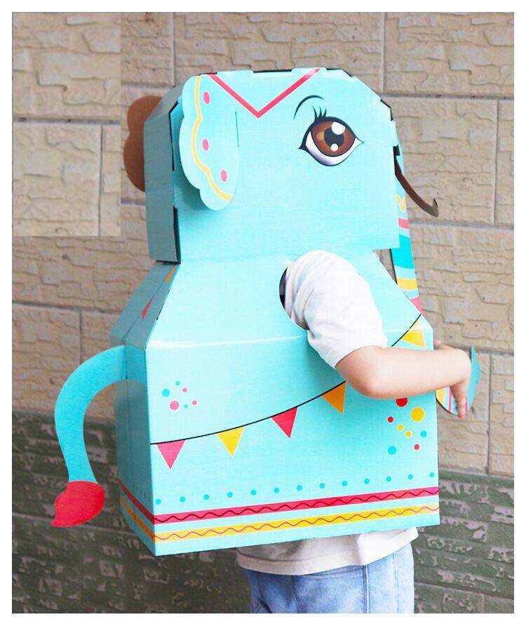 kids paper carton box diy paper toy game, Hobbies & Toys, Toys & Games ...