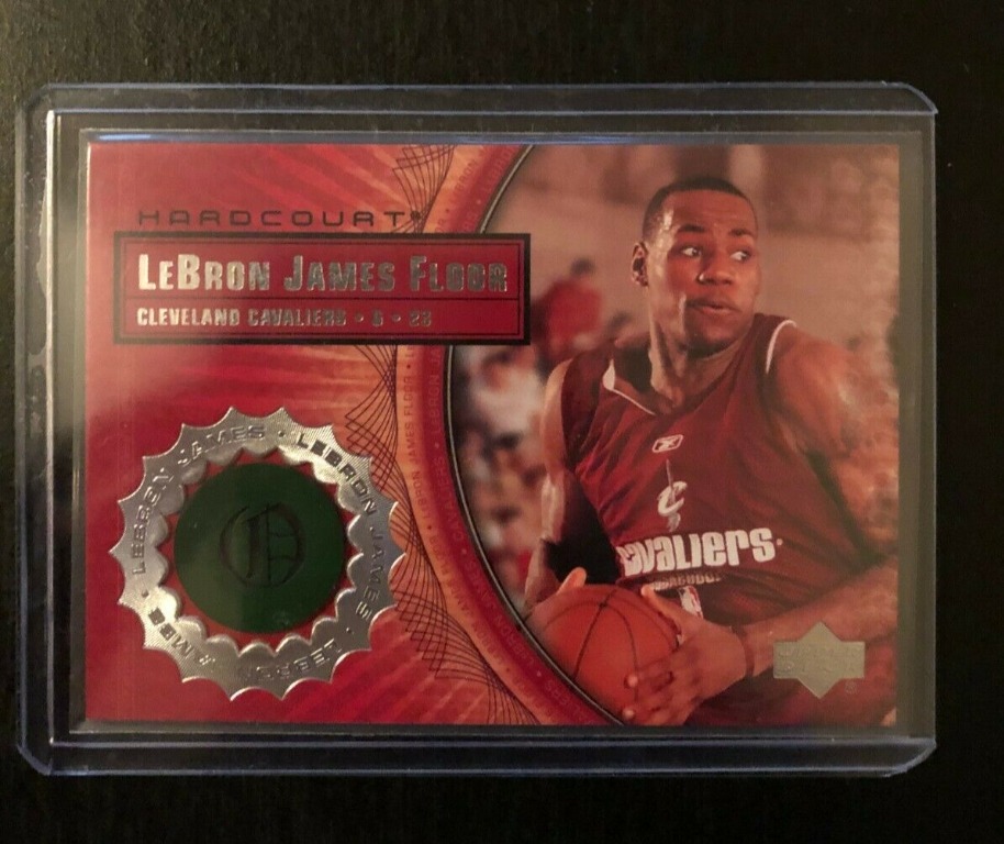 LEBRON JAMES NBA basketball ROOKIE GAME FLOOR CARD , Hobbies & Toys ...