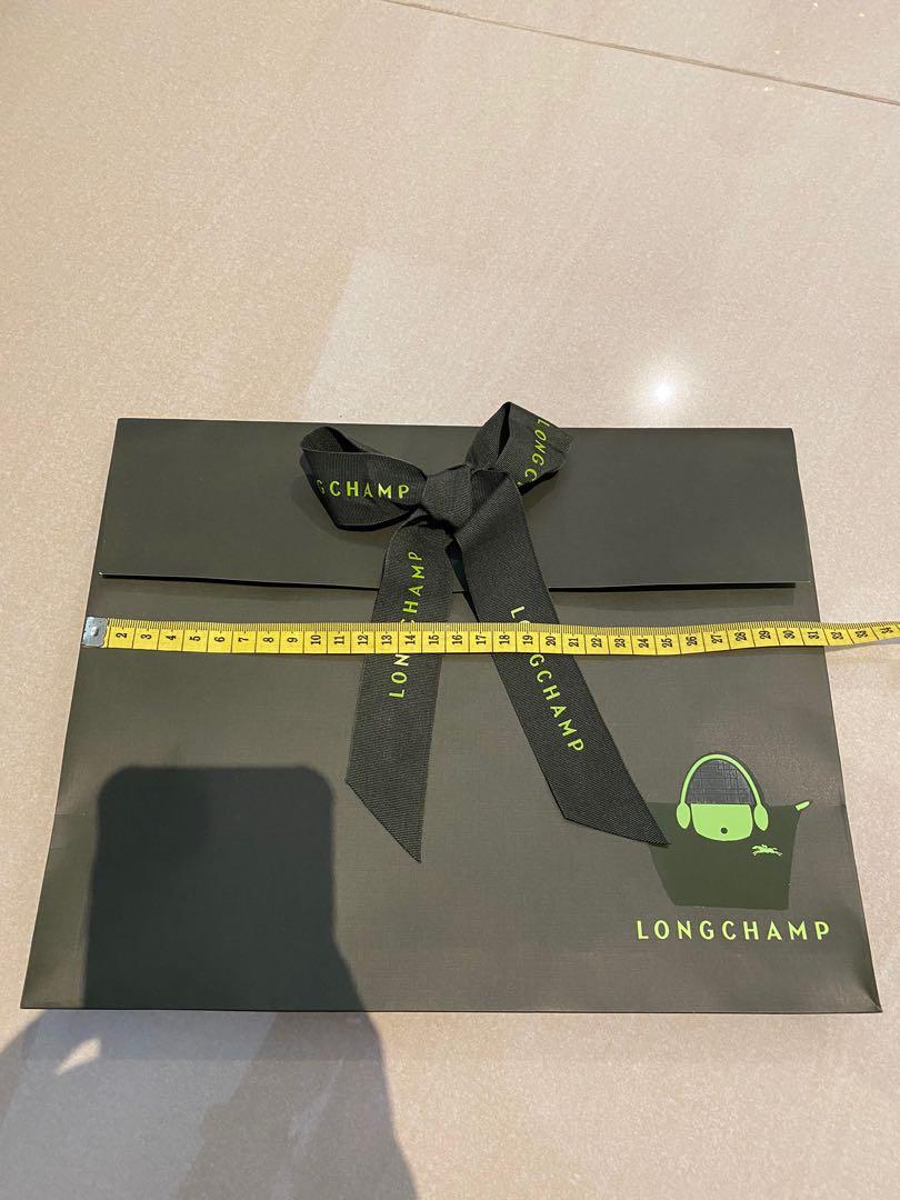 Longchamp Paper Bag + Gift Packaging (paperbag; shopping carrier ...