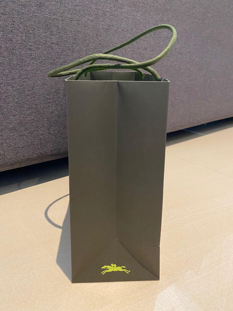 Longchamp Paper Bag + Gift Packaging (paperbag; shopping carrier ...