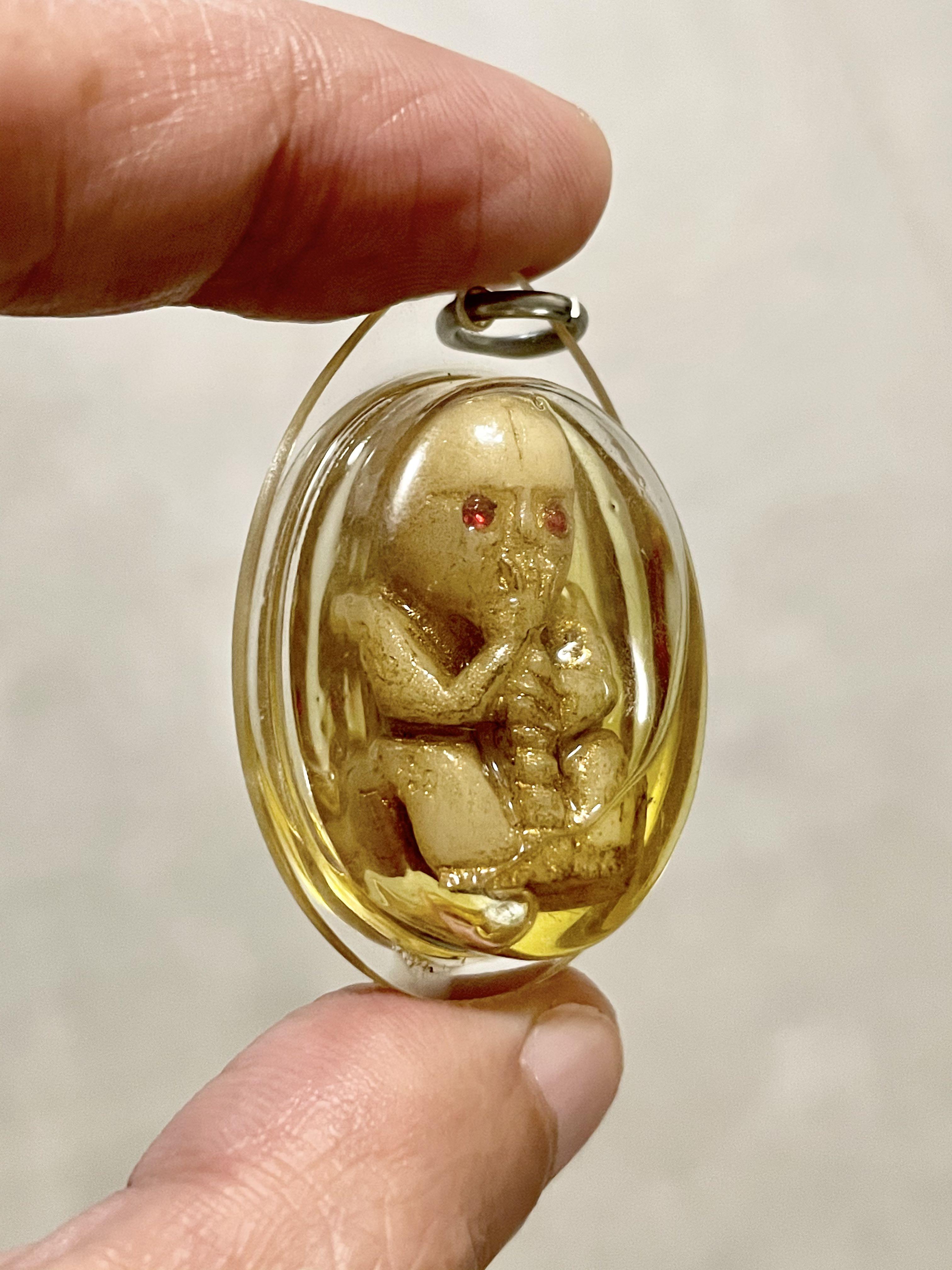 Lp Pinak Golden Boy Kumantong Dood Rok Chang Na Man Hom Takrut BE 2510 ...