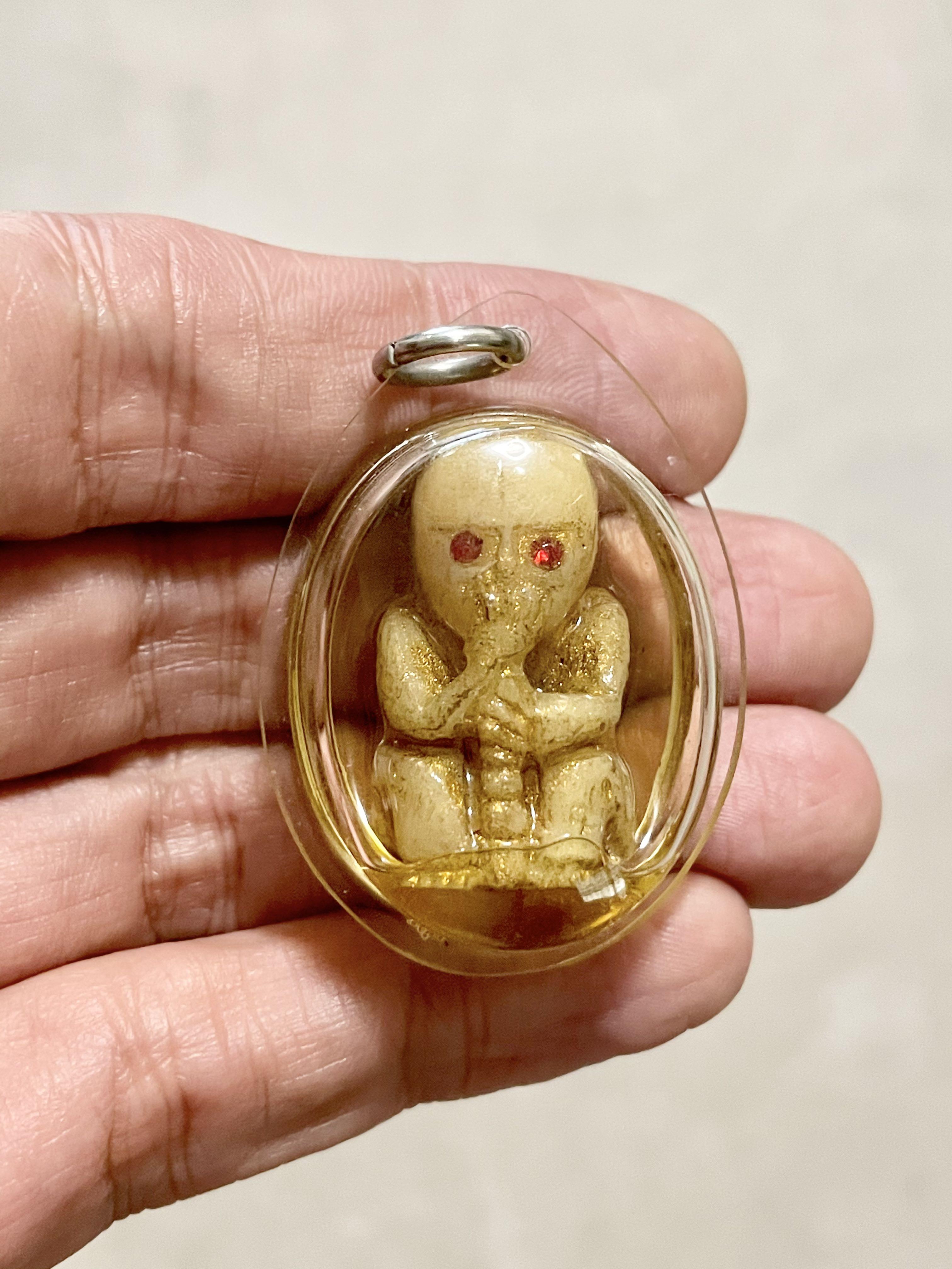 Lp Pinak Golden Boy Kumantong Dood Rok Chang Na Man Hom Takrut BE 2510 ...