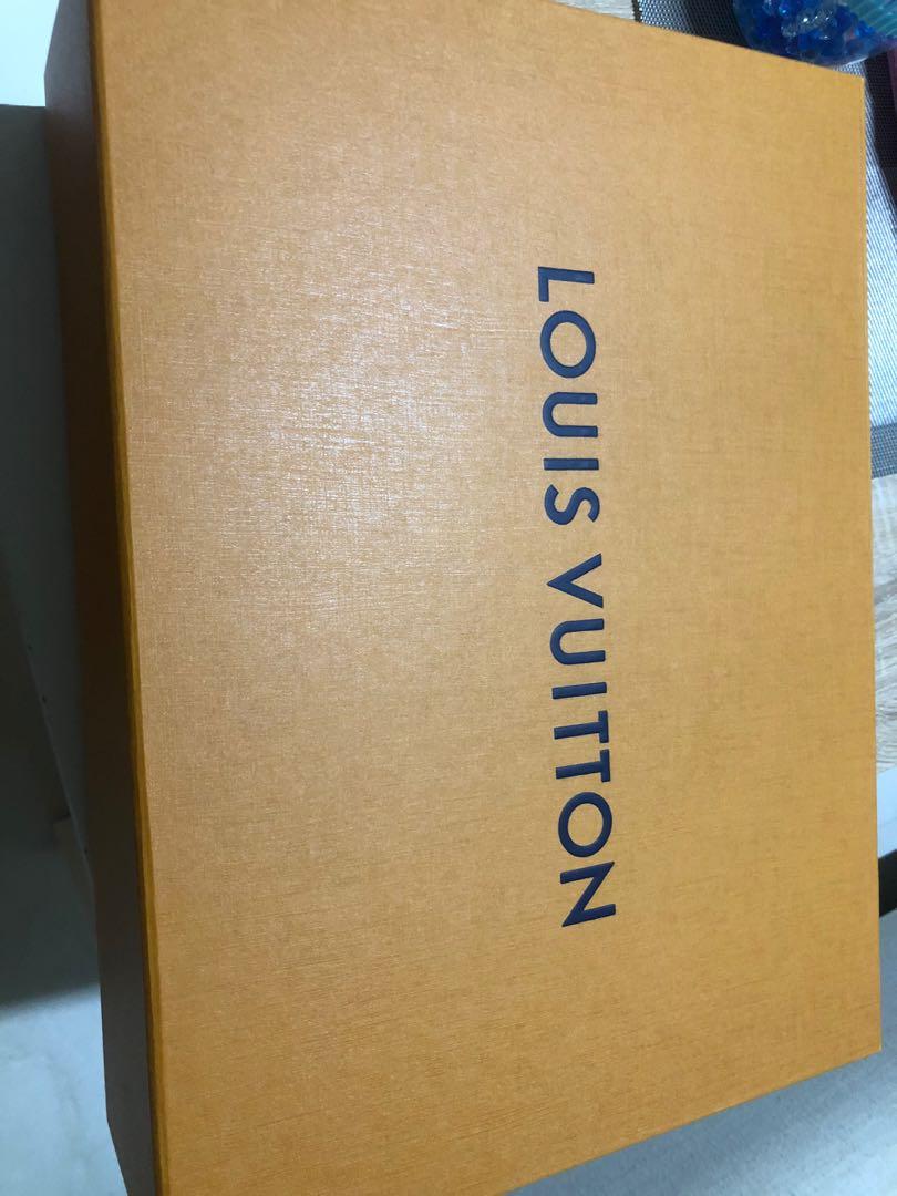 LV paper bag and box set, Luxury, Bags & Wallets on Carousell