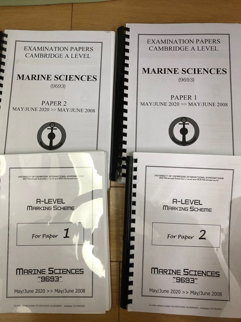 Marine science a level past year papers, Hobbies & Toys, Books ...