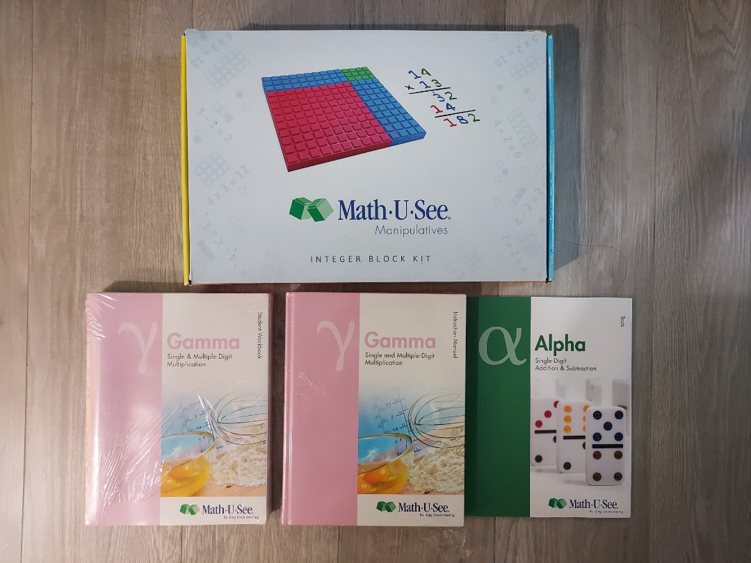 Math U See Manipulatives Math Blocks Gamma, Hobbies & Toys, Books ...