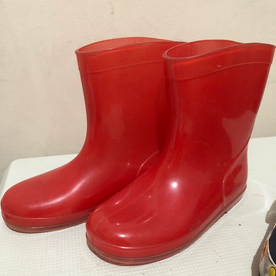 Mickey Mouse Crocs , Red boots, Babies & Kids, Babies & Kids Fashion on ...